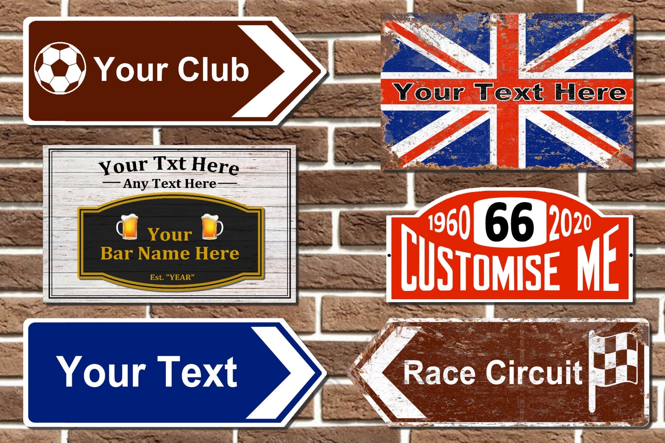 Personalised Metal Signs– Auto Junk UK Ltd