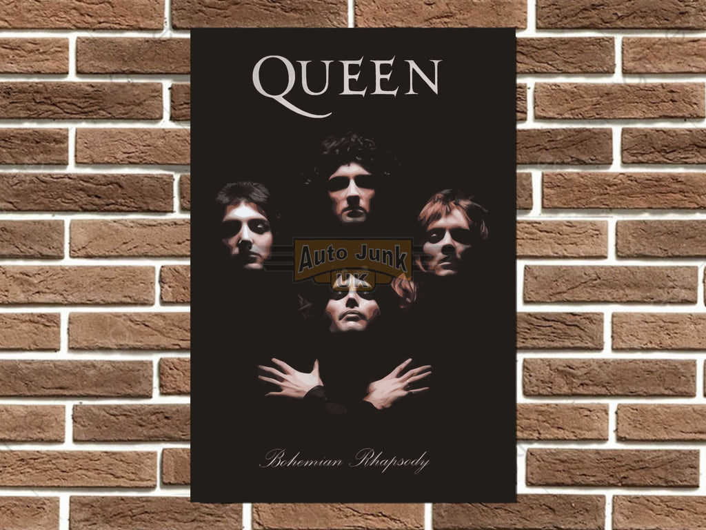 Queen Bohemian Rhapsody Metal Poster Sign – Auto Junk UK Ltd
