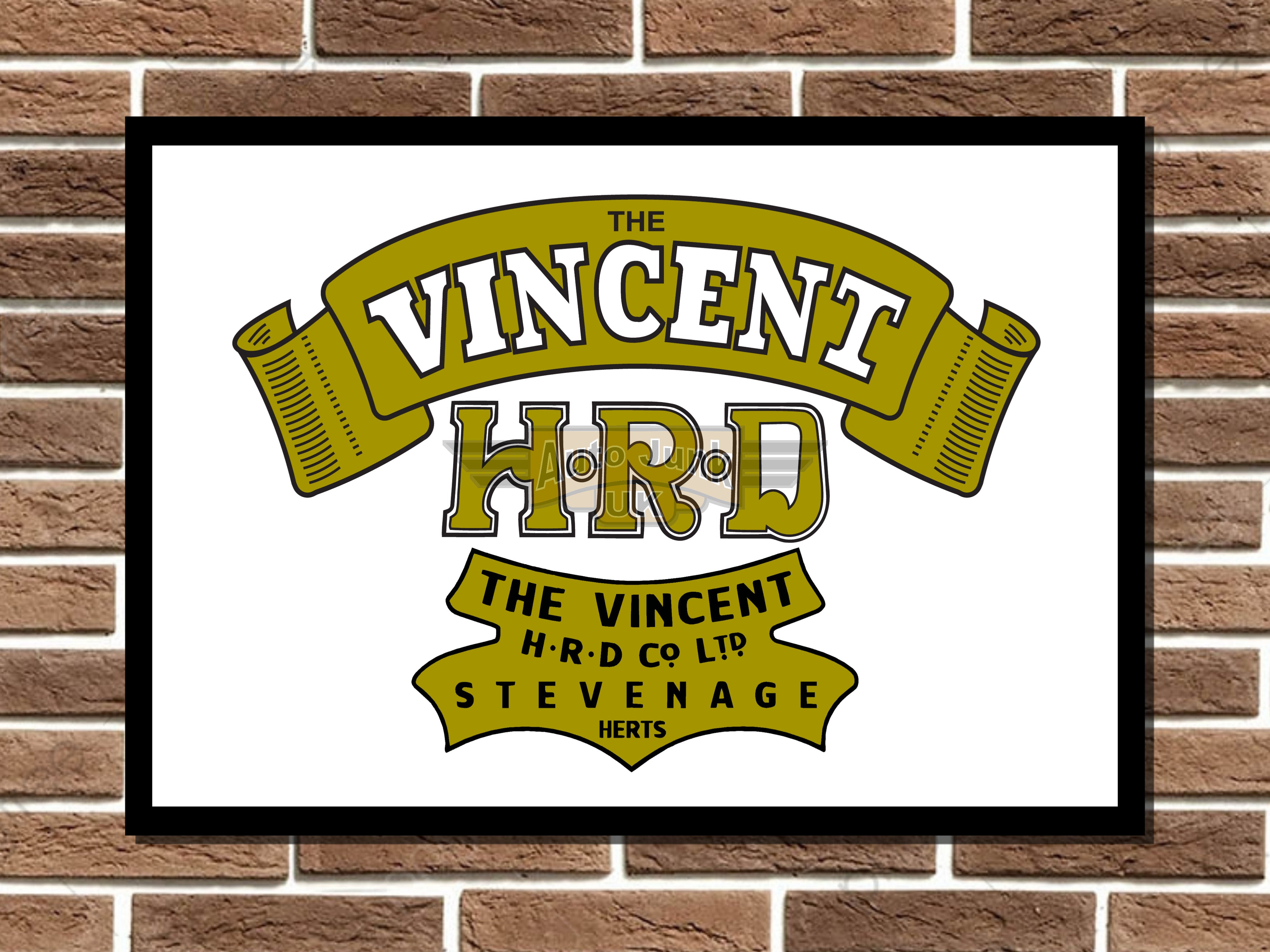 Vincent Motorcycles Metal Sign– Auto Junk UK Ltd