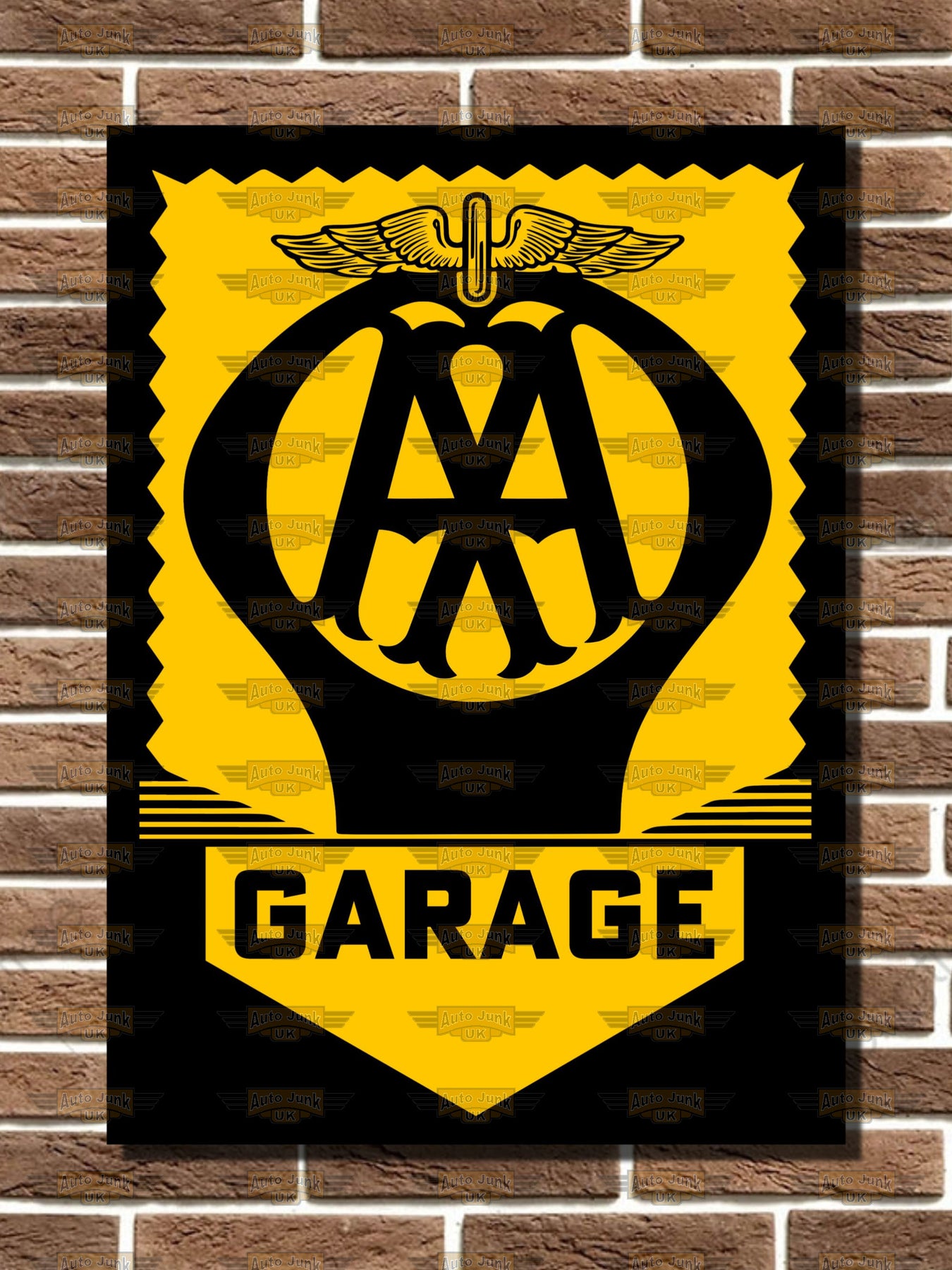 AA Garage Metal Sign– Auto Junk UK Ltd