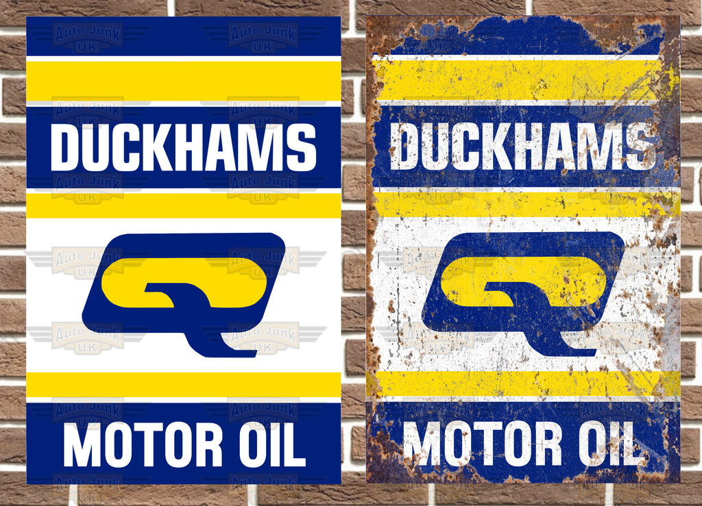 Duckhams Motor Oil Metal Sign – Auto Junk UK Ltd