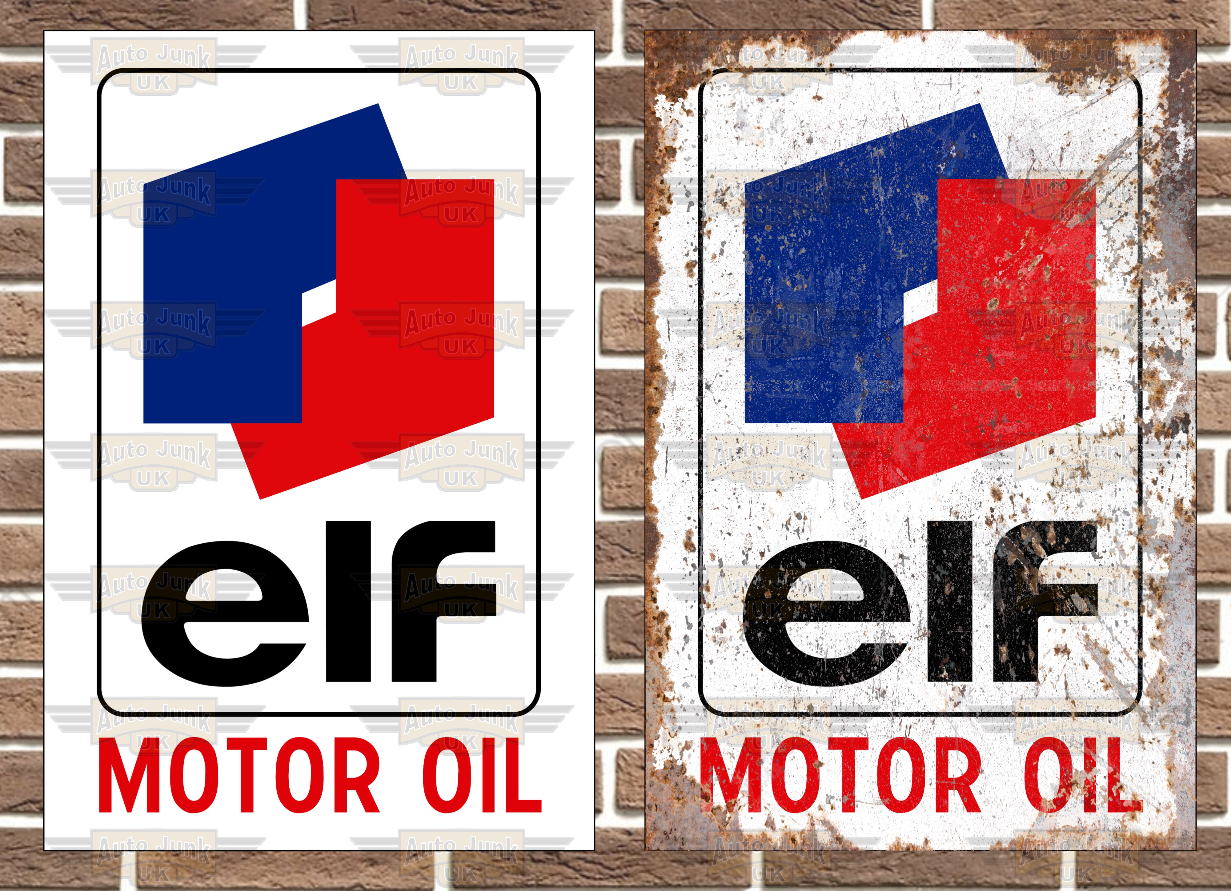 Elf Motor Oil Metal Sign– Auto Junk UK Ltd