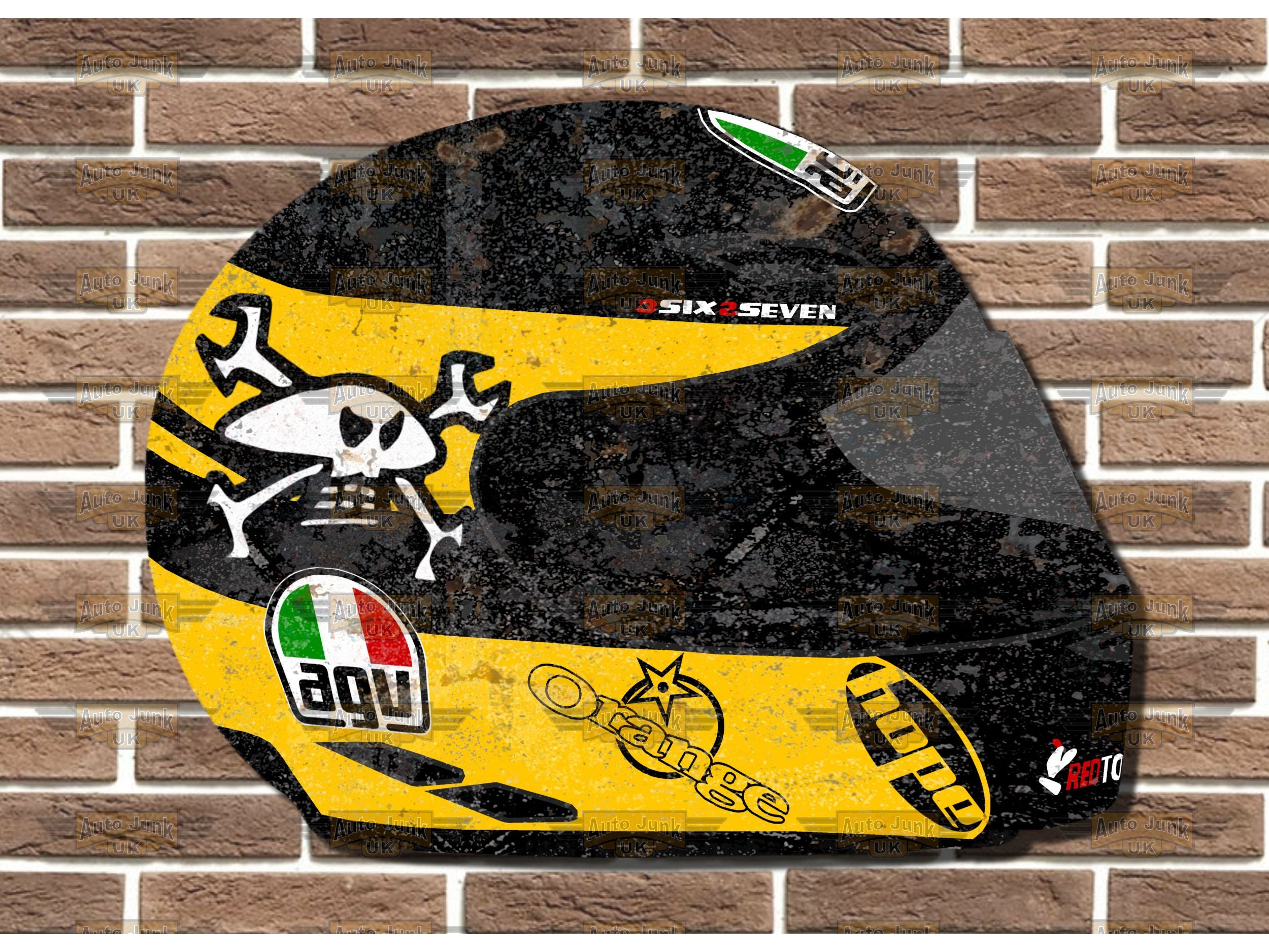 Guy Martin Helmet Wall Plaque– Auto Junk UK Ltd