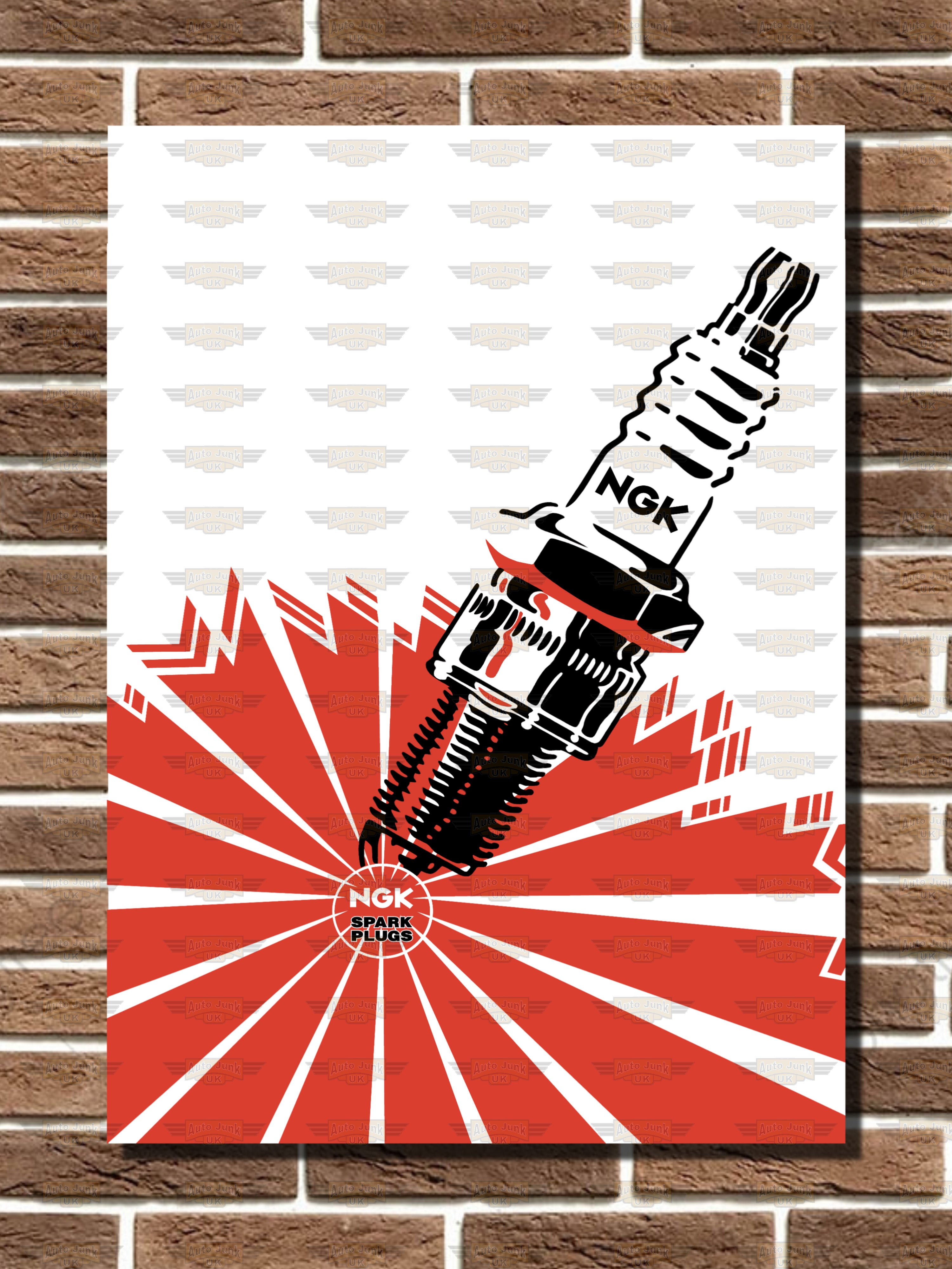 NGK Spark Plugs Metal Sign– Auto Junk UK Ltd