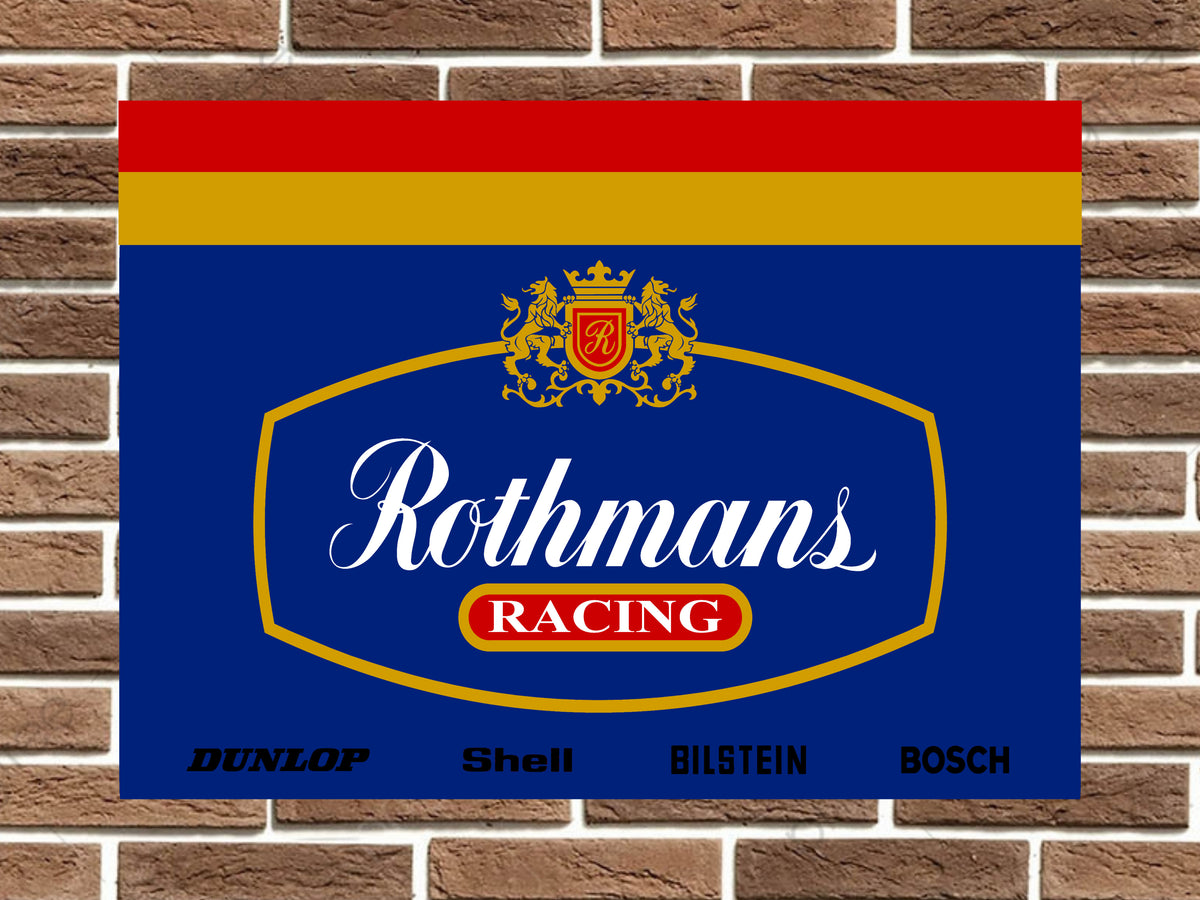 Rothmans Racing Livery Metal Sign – Auto Junk UK Ltd