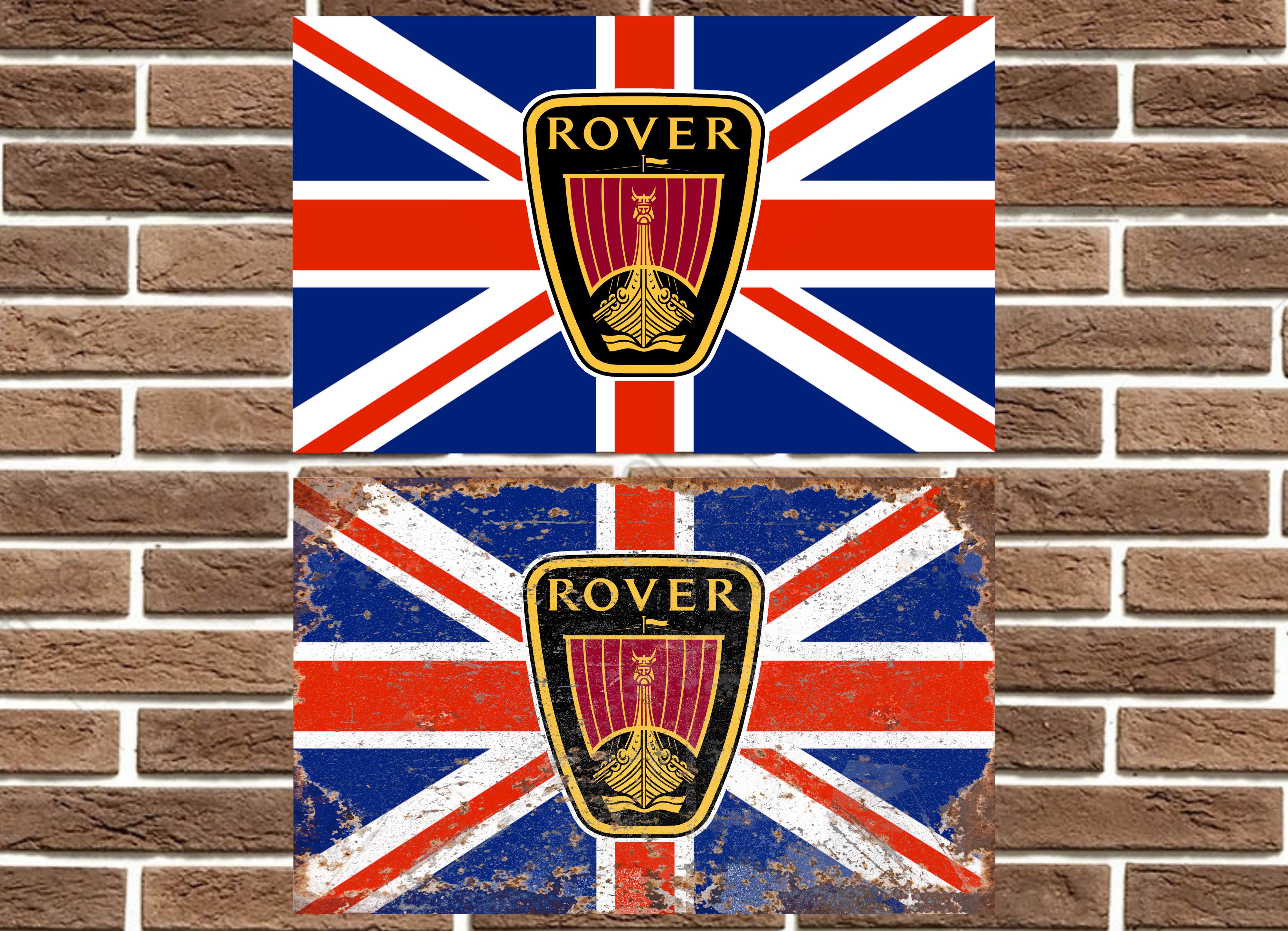 Rover Union Jack Metal Sign– Auto Junk UK Ltd