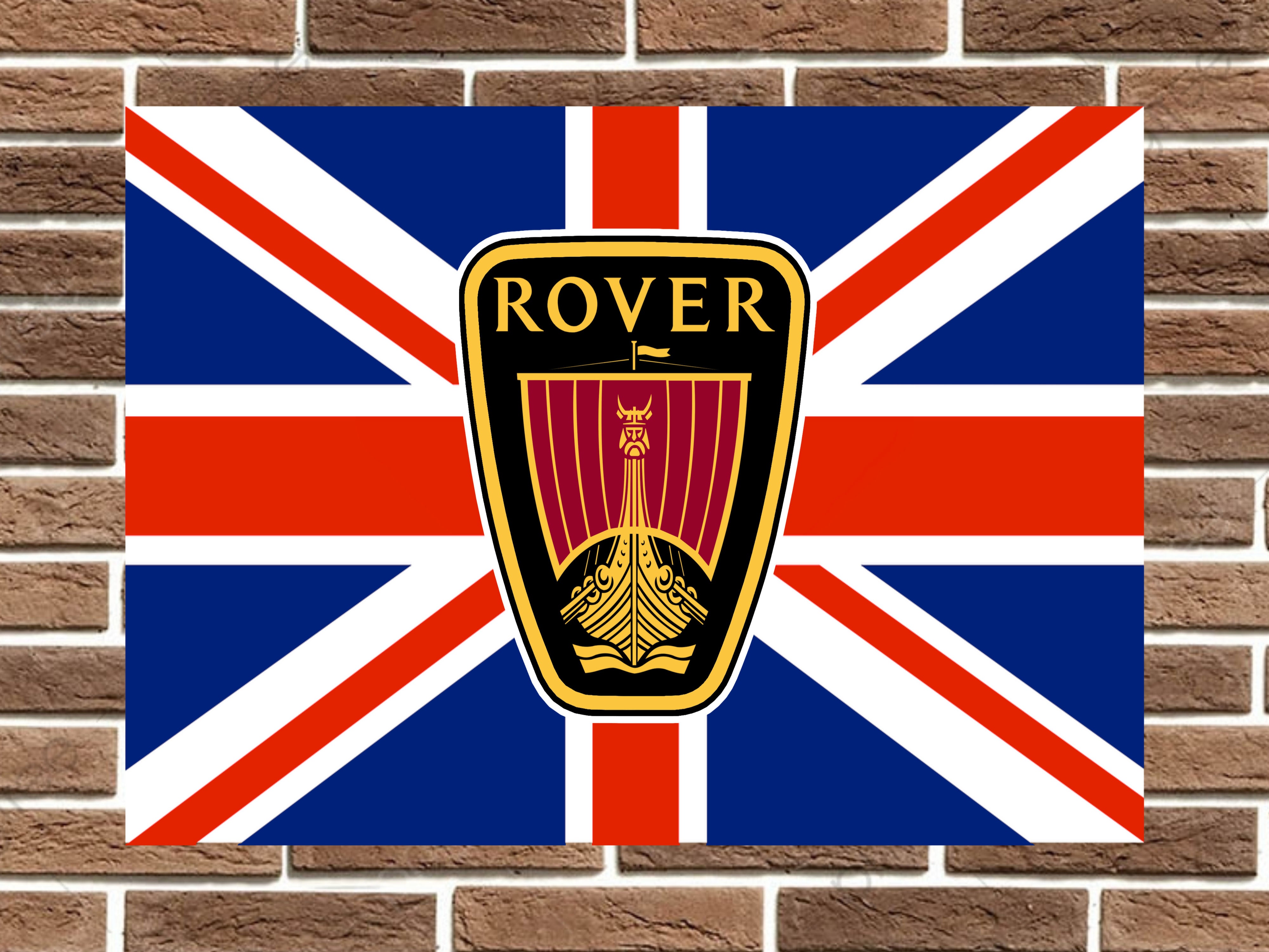 Rover Union Jack Metal Sign– Auto Junk UK Ltd