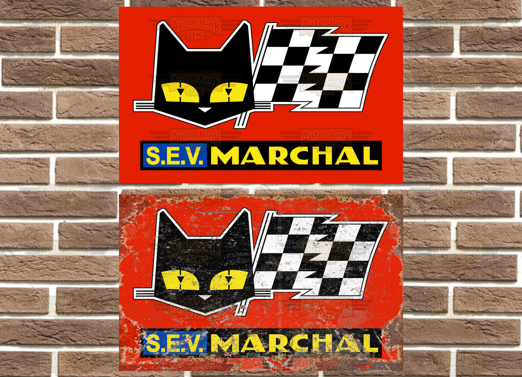 SEV Marchal Metal Sign – Auto Junk UK Ltd