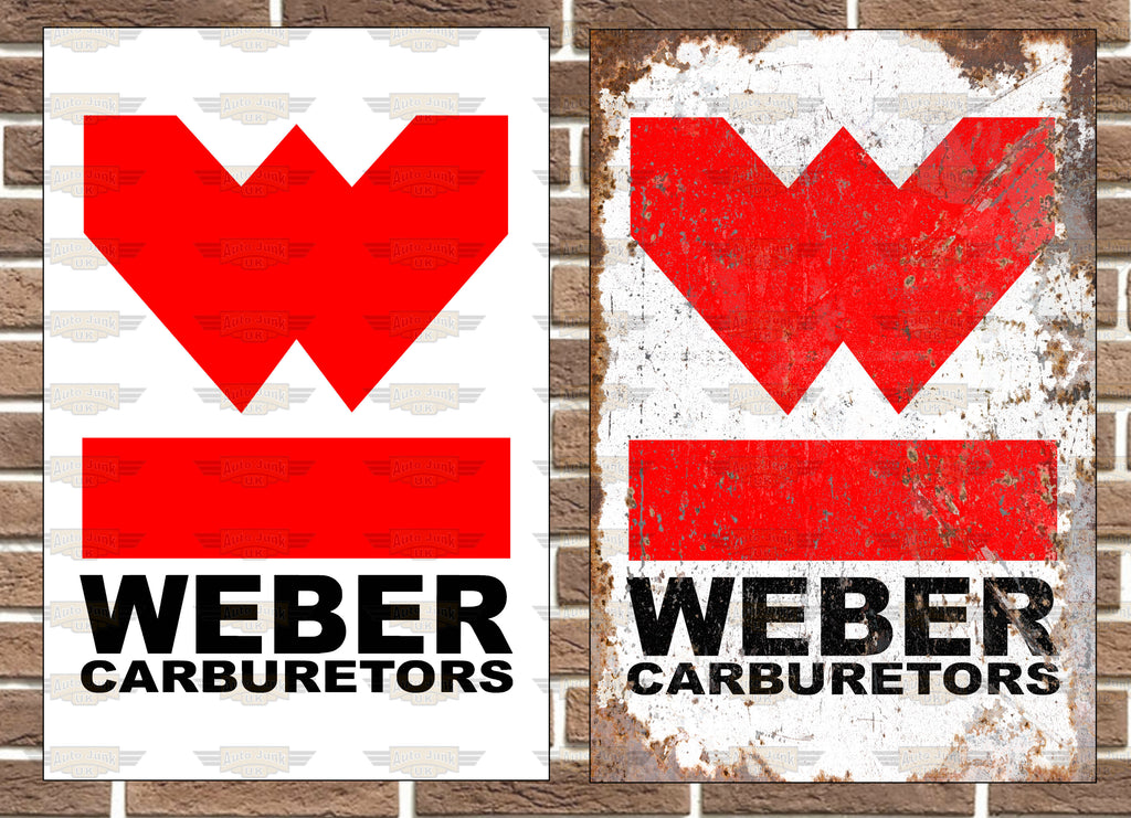 Weber Carburettors Metal Sign – Auto Junk UK Ltd