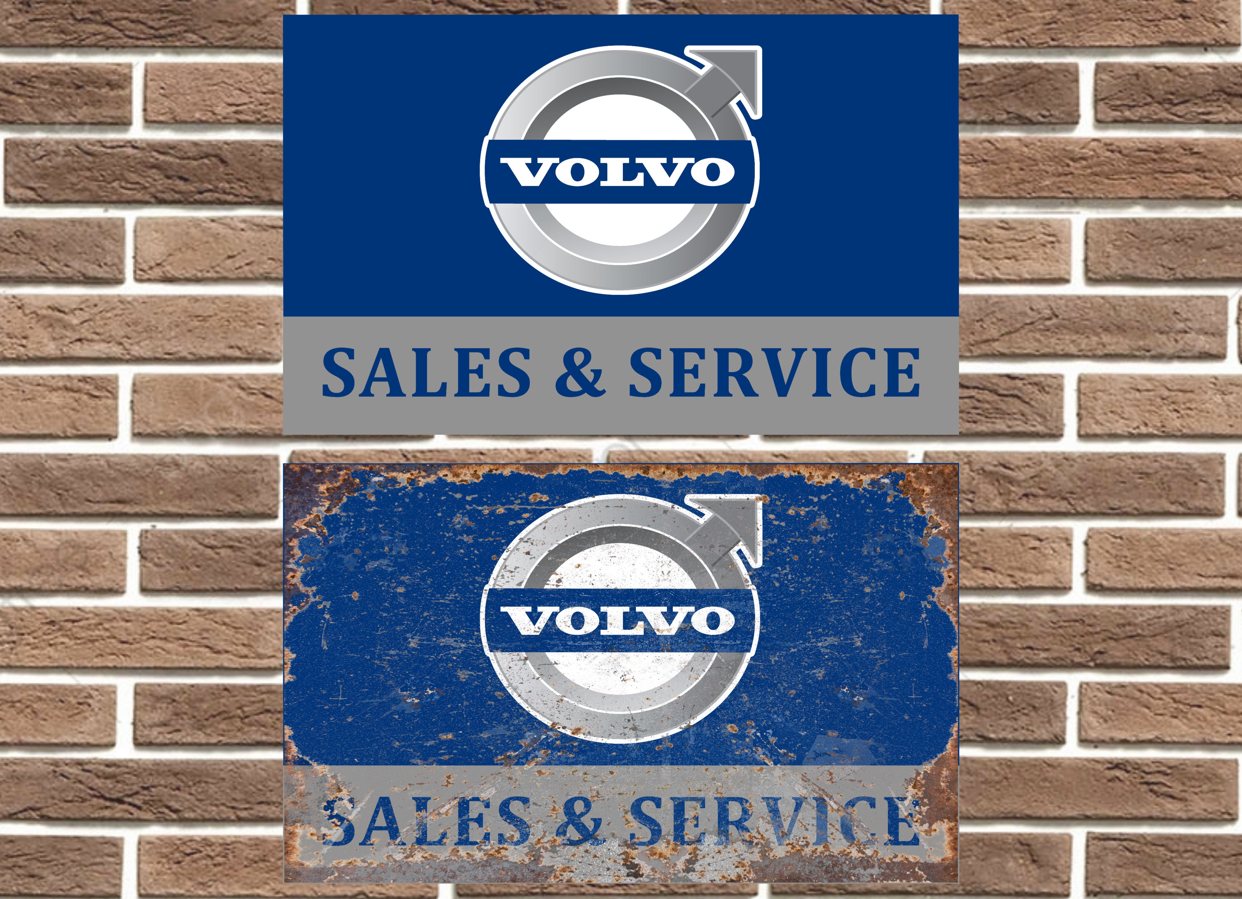 Volvo Sales & Service Metal Sign– Auto Junk UK Ltd